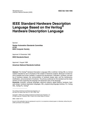 IEEE standard HDL base on verilog HDL