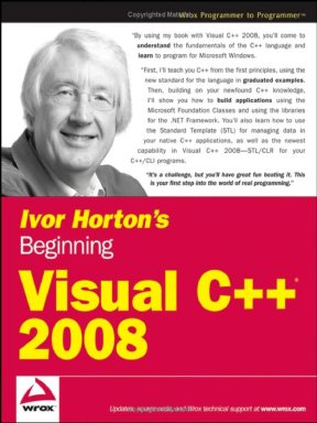 Ivor horton beginning visual c++ 2008