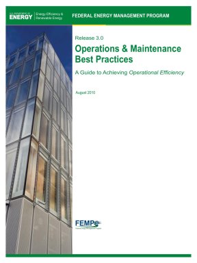Operations & Maintenance Best Practices - A Guide to Achieving ...