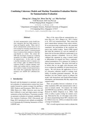 Báo cáo khoa học: "Combining Coherence Models and Machine Translation Evaluation Metrics for Sum