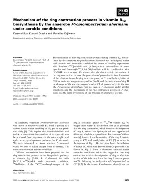 Báo cáo khoa học: Mechanism of the ring contraction process in vitamin ...