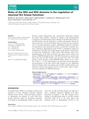 Báo cáo khoa học: Roles of the SH2 and SH3 domains in the regulation of ...