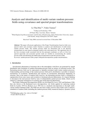 Báo cáo " Analysis and identification of multi-variate random pressure fields using covariance ...