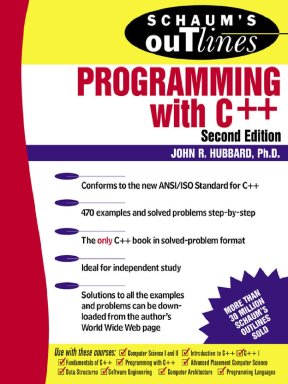 John r hubbard programming with c++, 2nd ed (2000)