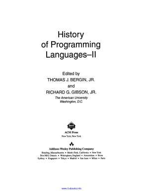 History of Programming Languages-II ppt