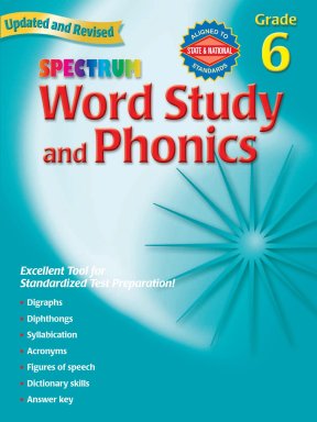 Spectrum Series Word Study and Phonics: Grade 4 pdf