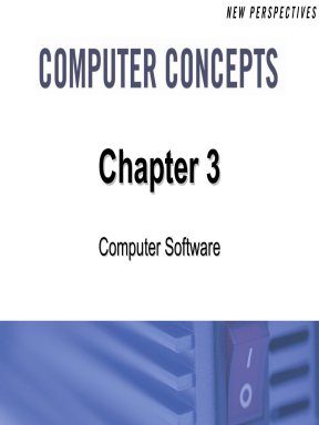 Chapter 3: Computer Software pot
