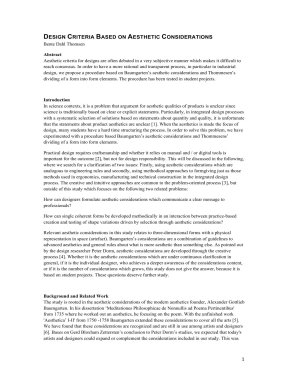 DESIGN CRITERIA BASED ON AESTHETIC CONSIDERATIONS docx