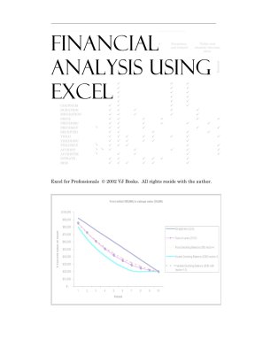 finance - financial analysis using excel