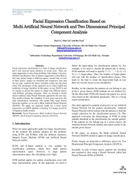 facial expression classification based on