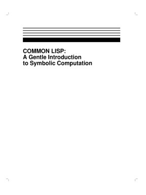 common lisp a gentle introduction