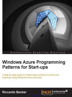 windows azure programming patterns for start-ups