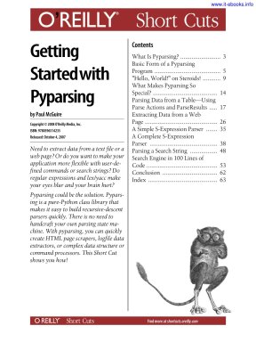 getting started with pyparsing