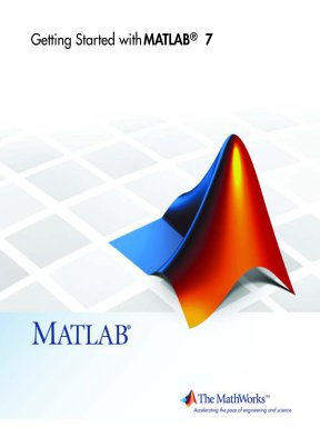 mathworks documentation - matlab v7 introductory and programming