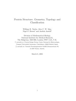 protein structure. geometry