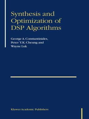 Synthesis and optimization of DSP algorithms - 2004