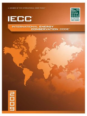 2009 international energy conservation code