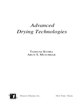 advanced drying technologies