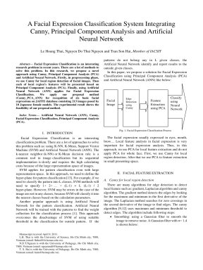 a facial expression classification system integrating canny, principal component analysis and ...