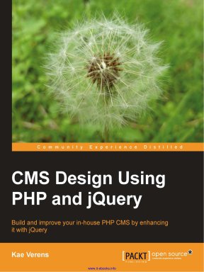 cms design using php and jquery