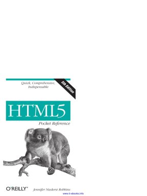 html5 pocket reference, 5th edition