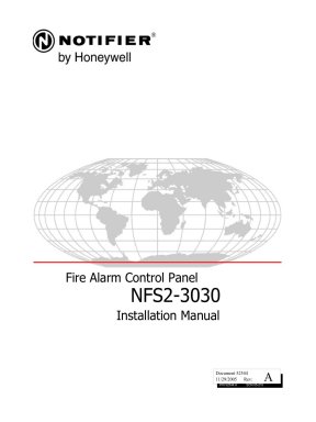 NFS2 3030 installation manual