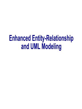 Enhanced Entity - Relationship and UML Modeling 2