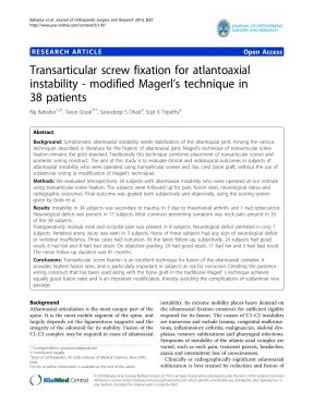 báo cáo hóa học:" Transarticular screw fixation for atlantoaxial ...