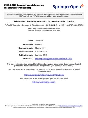 báo cáo hóa học:" Robust flash denoising/deblurring by iterative guided filtering" pptx