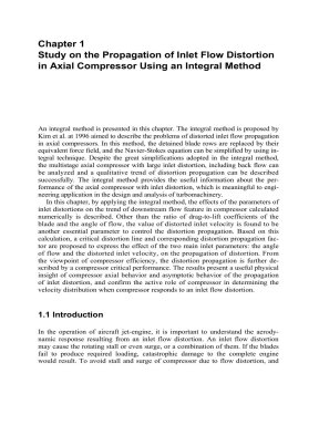 Study on the propagation of inlet flow distortion in axial compressor ...