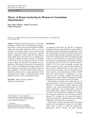 Báo cáo hóa học: " Theory of Raman Scattering by Phonons in Germanium ...