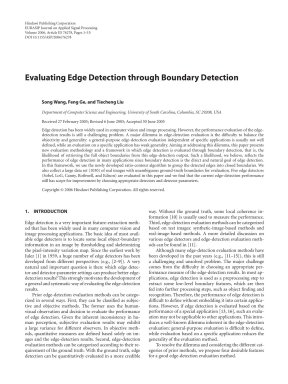 Báo cáo hóa học: " Evaluating Edge Detection through Boundary Detection " pdf