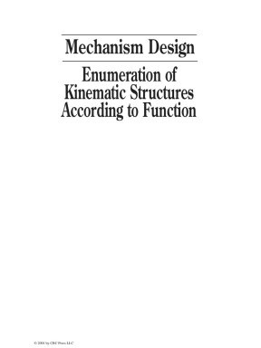 Mechanism Design Enumeration of Kinematic Structures According to Function pdf