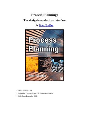 Process Planning: The design / manufacture interface by Peter Scallan docx