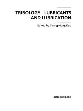 TRIBOLOGY - LUBRICANTS AND LUBRICATION_1 docx