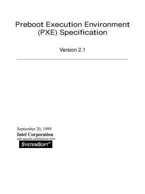 Preboot Execution Environment (PXE) Specification pptx