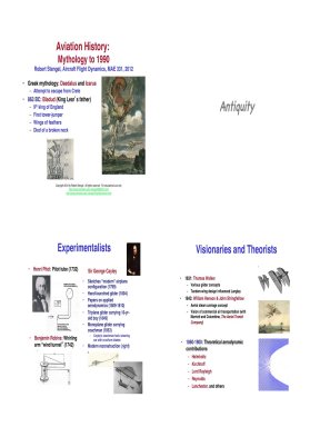 Aircraft Flight Dynamics Robert F. Stengel Lecture3 Aviation History ...