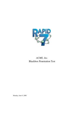 Tổng quan về Rapid7 PSO Report Sample blackbox pentest
