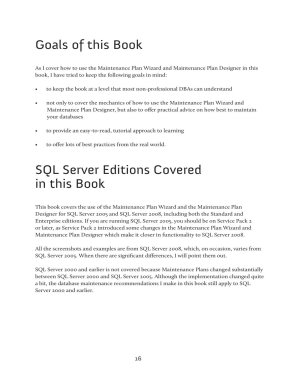Brad’s Sure Guide to SQL Server Maintenance Plans- P4 doc