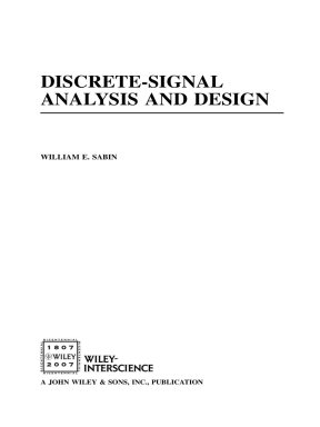 DISCRETE-SIGNAL ANALYSIS AND DESIGN- P2 ppt