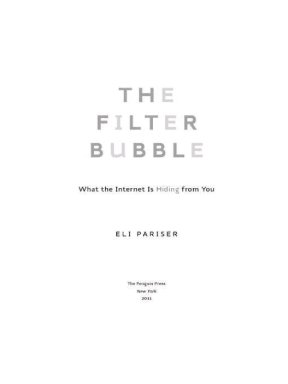 the filter bubble what the internet is hiding from y eli pariser