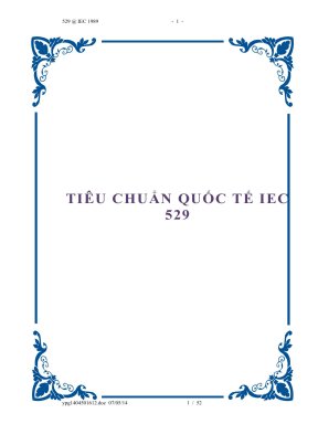 TIÊU CHUẨN QUỐC TẾ IEC 529 doc