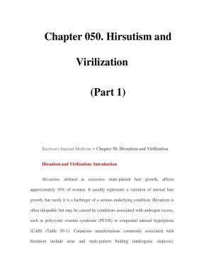 Chapter 050. Hirsutism and Virilization (Part 1) pptx
