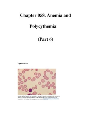 Chapter 058. Anemia and Polycythemia (Part 6) pptx