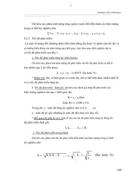 Thống Kê Học - Phương Pháp Chỉ Số (Phần 1) part 1 ppsx