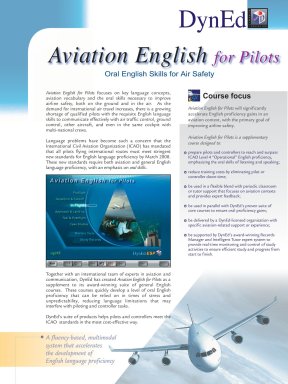 aviation english for pilots