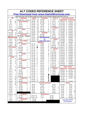 Alt codes_Kí tự đặc biệt docx