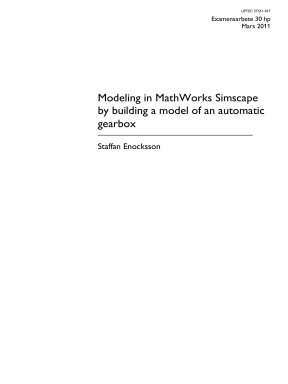 Modeling in MathWorks Simscape by building a model of an automatic gearbox