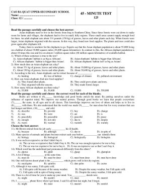 45 - MINUTE TEST 125 docx