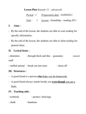 Lesson Plan 1(grade 11 – advanced) Period : 1 pdf